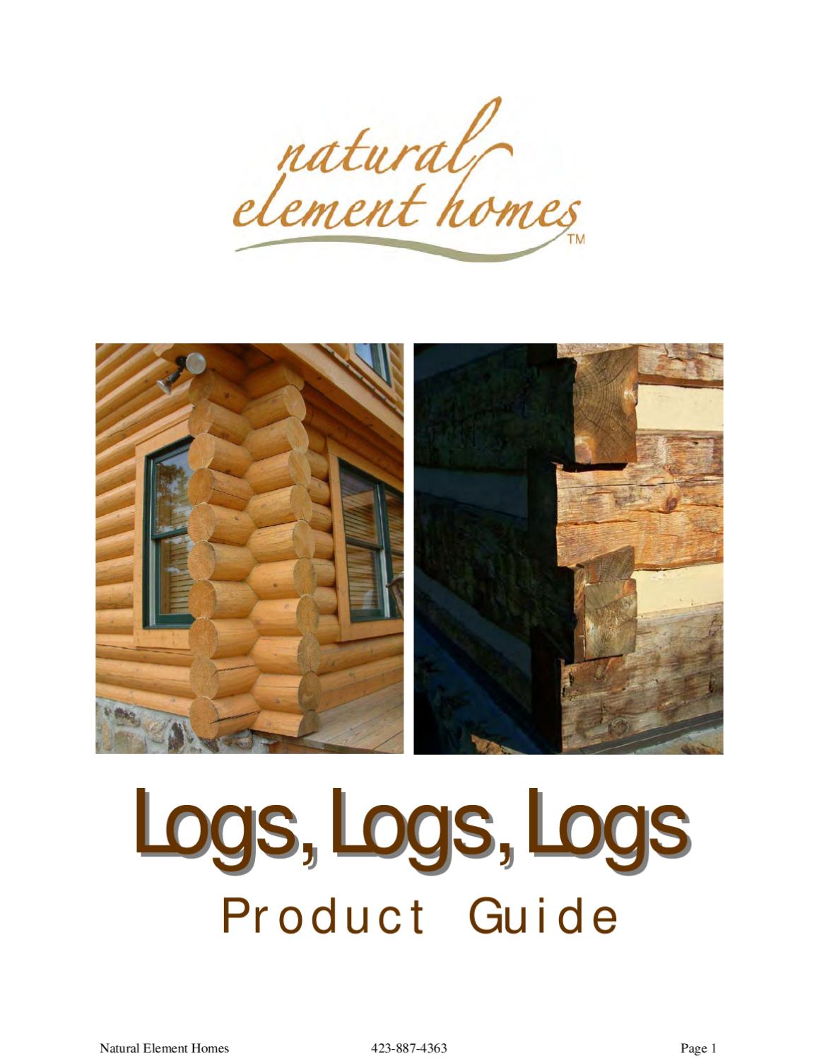 Logs, Logs, Logs, from Natural Element Homes by Natural Element Homes ...