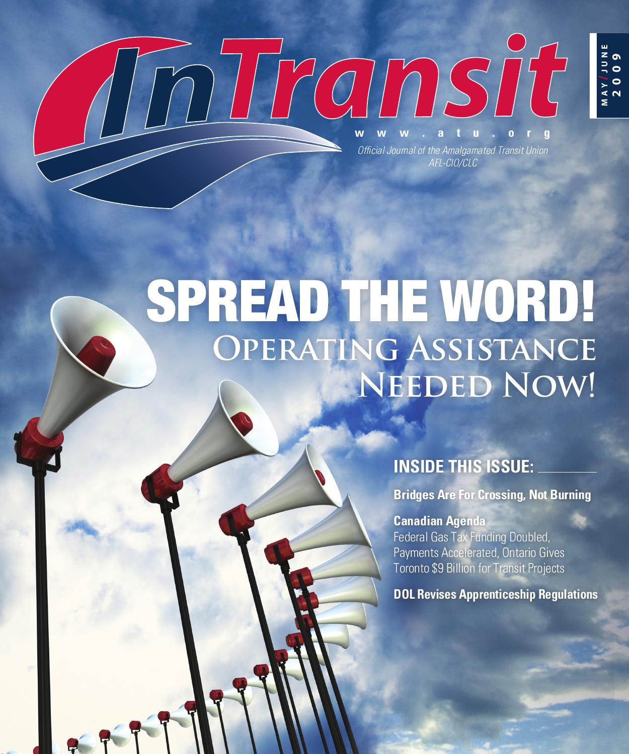 In Transit - May/June 2009 by Amalgamated Transit Union - Issuu