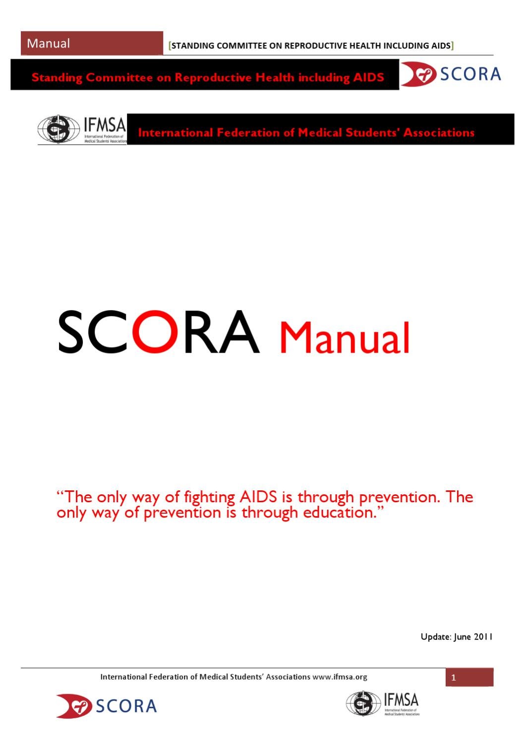 SCORA Manual 2011 by International Federation of Medical Students ...