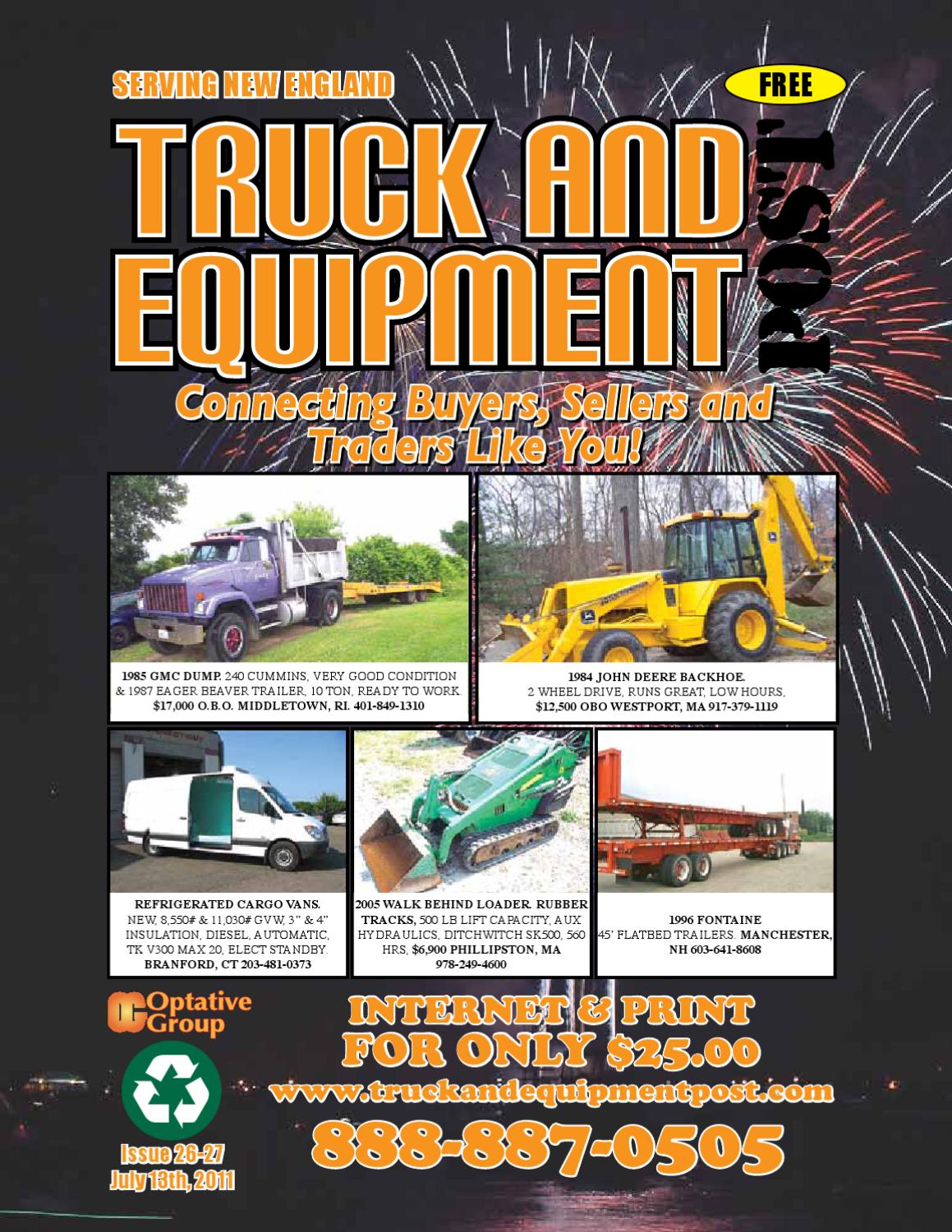 Truck And Equipment Post - Issue #26-27, 2011 by 1ClickAway - Issuu