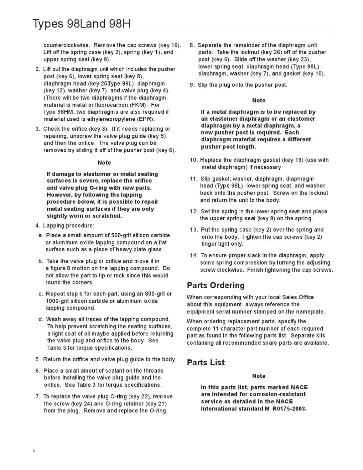 98 Back Pressure Relief Instruction Manual by RMC Process Controls ...