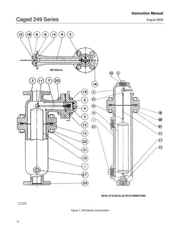 249 Series Sensor CAGED Instruction Manual Aug 2008 by RMC Process ...