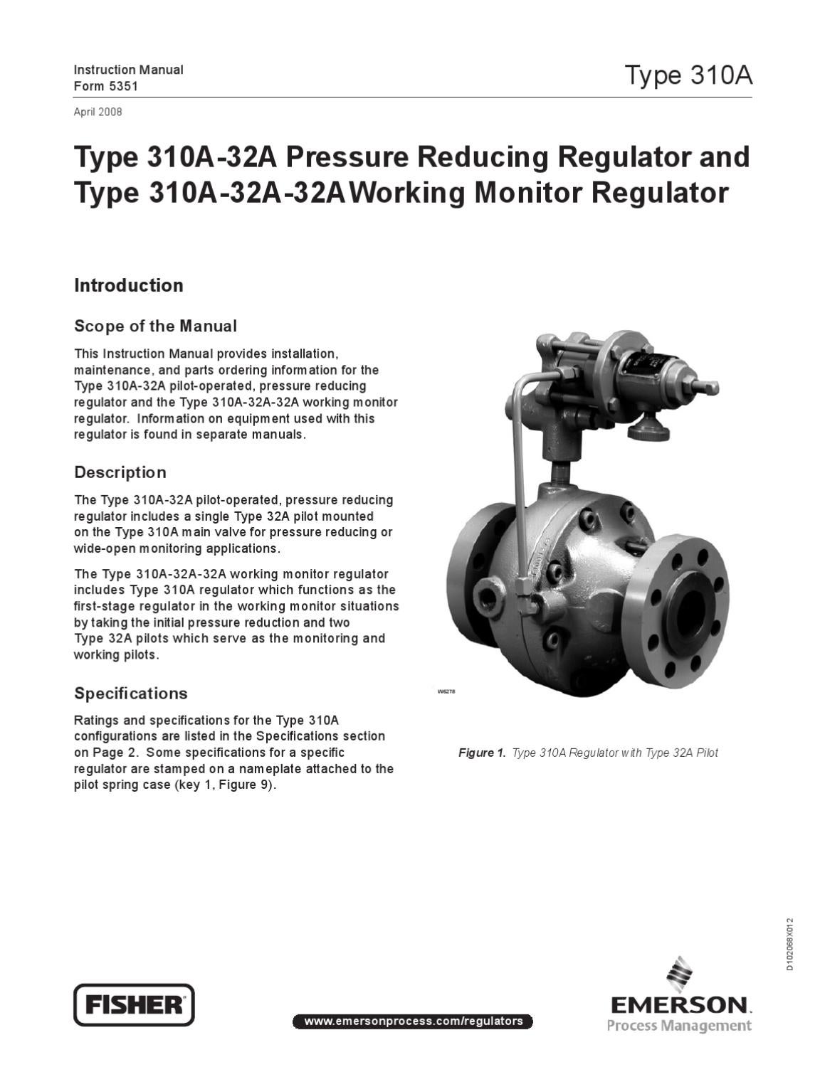 310A Instruction manual by RMC Process Controls & Filtration, LLC. - Issuu