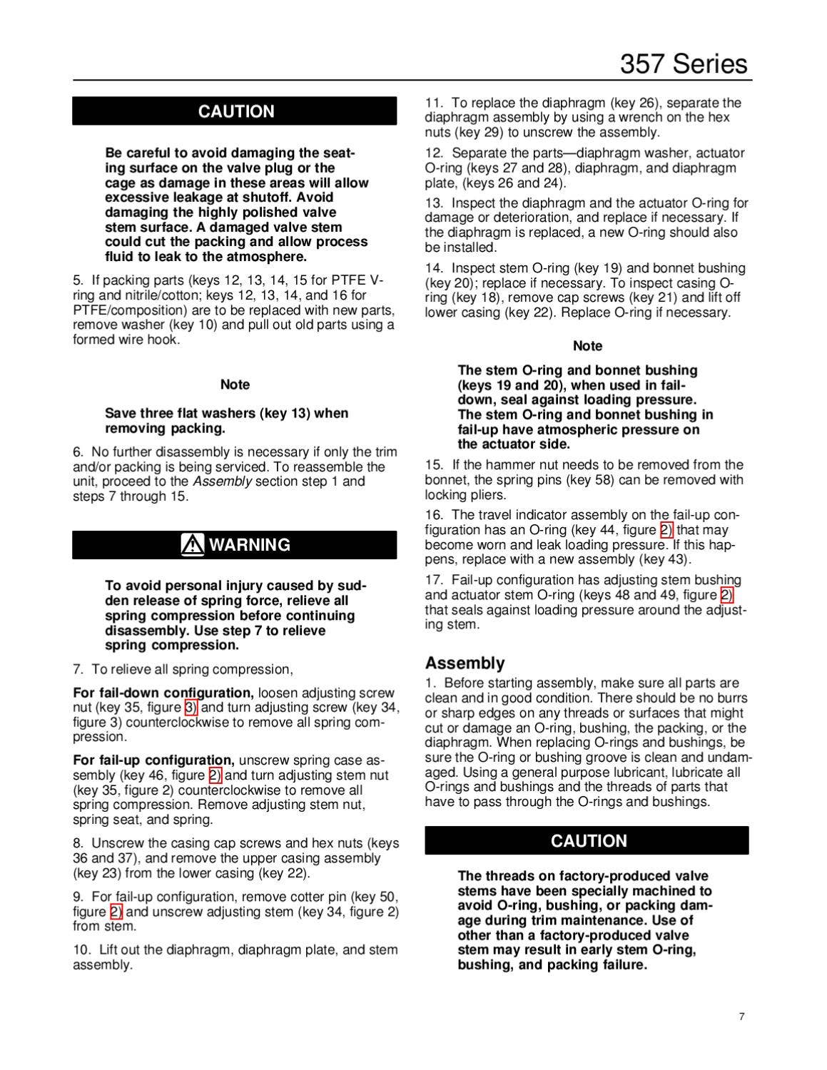 357 Valve Instruction Manual by RMC Process Controls & Filtration, LLC. - Issuu