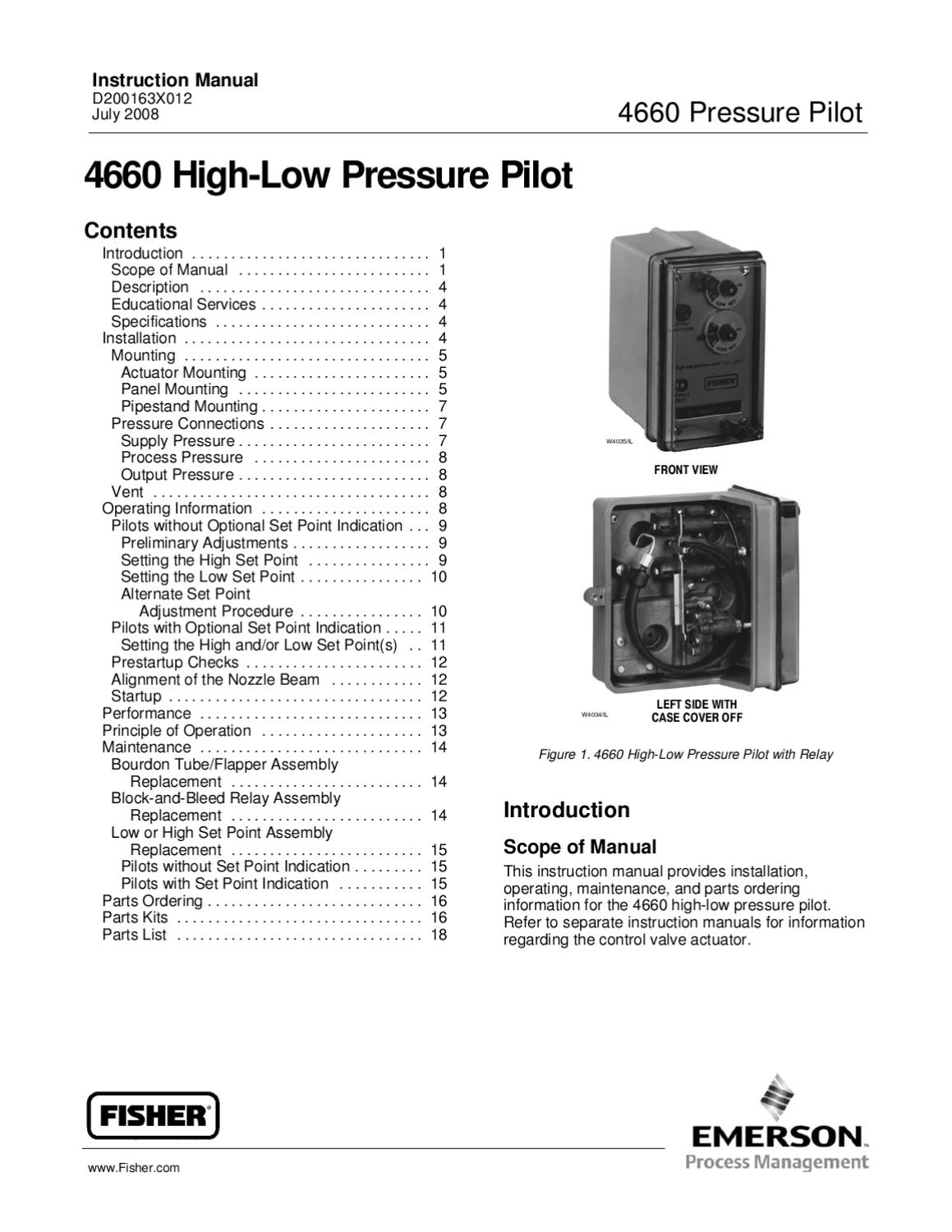 4660 Instruction Manual July 2008 by RMC Process Controls & Filtration ...
