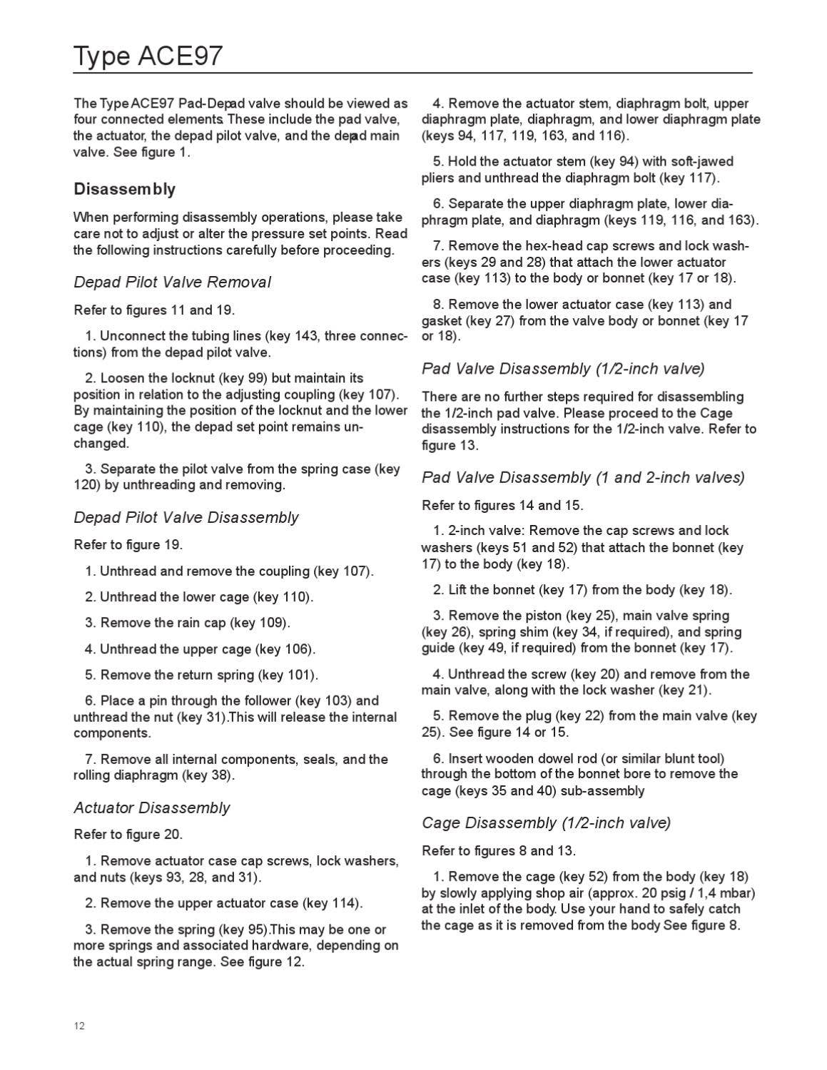 ACE97 Pad~DePad Instruction Manual April 2001 by RMC Process Controls ...