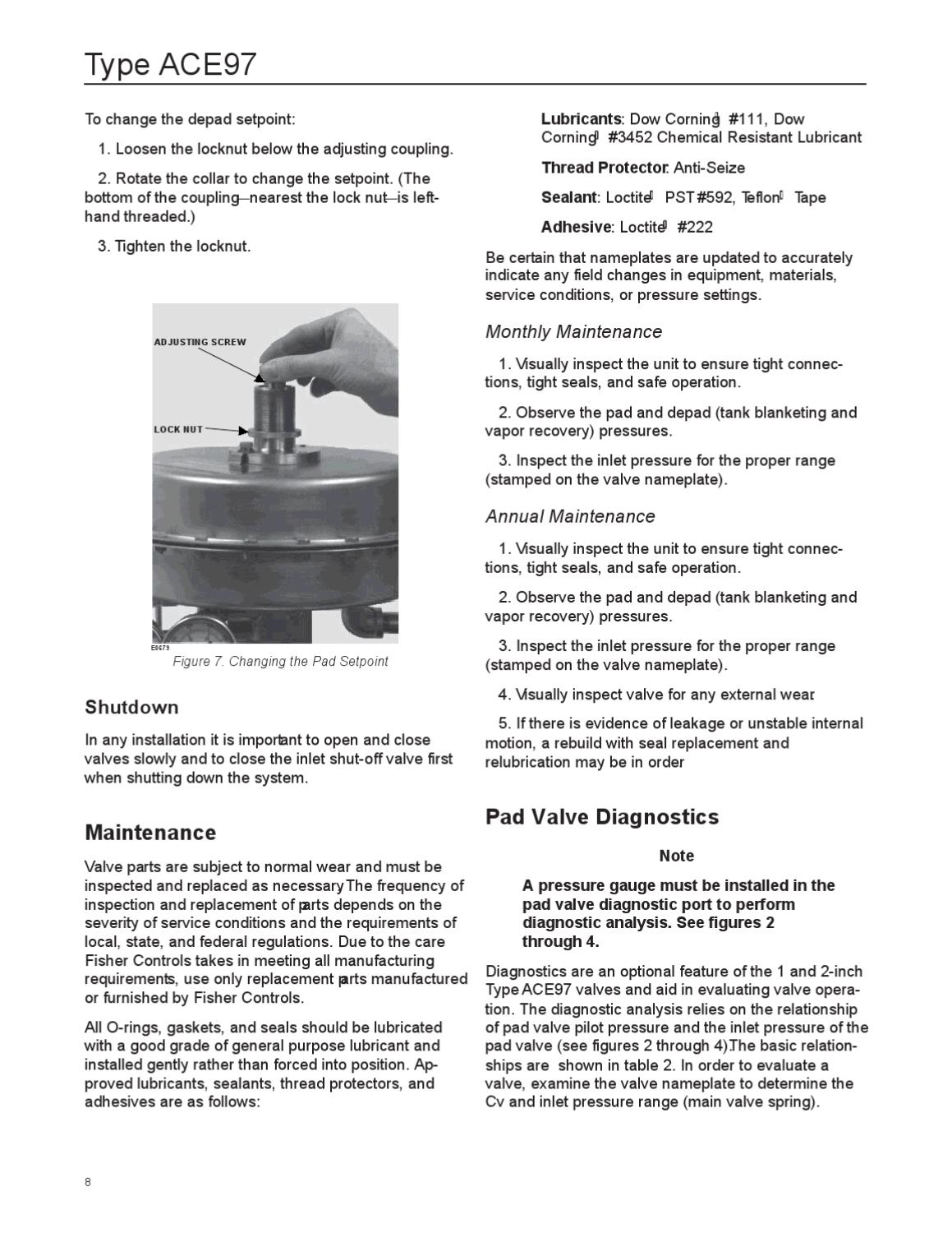 ACE97 Pad~DePad Instruction Manual April 2001 by RMC Process Controls ...