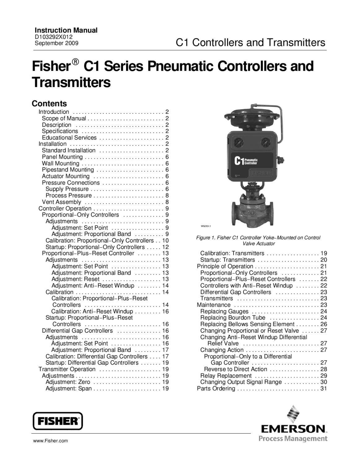 C1 Instruction Manual by RMC Process Controls & Filtration, LLC. - Issuu