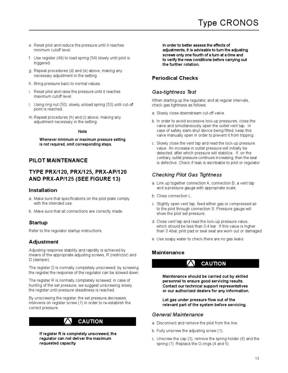 CRONOS Instruction Manual by RMC Process Controls & Filtration, LLC ...