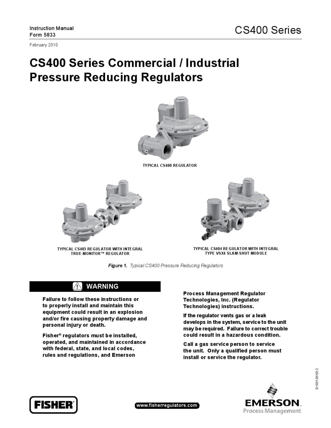 CS400 Instruction Manual by RMC Process Controls & Filtration, LLC. - Issuu