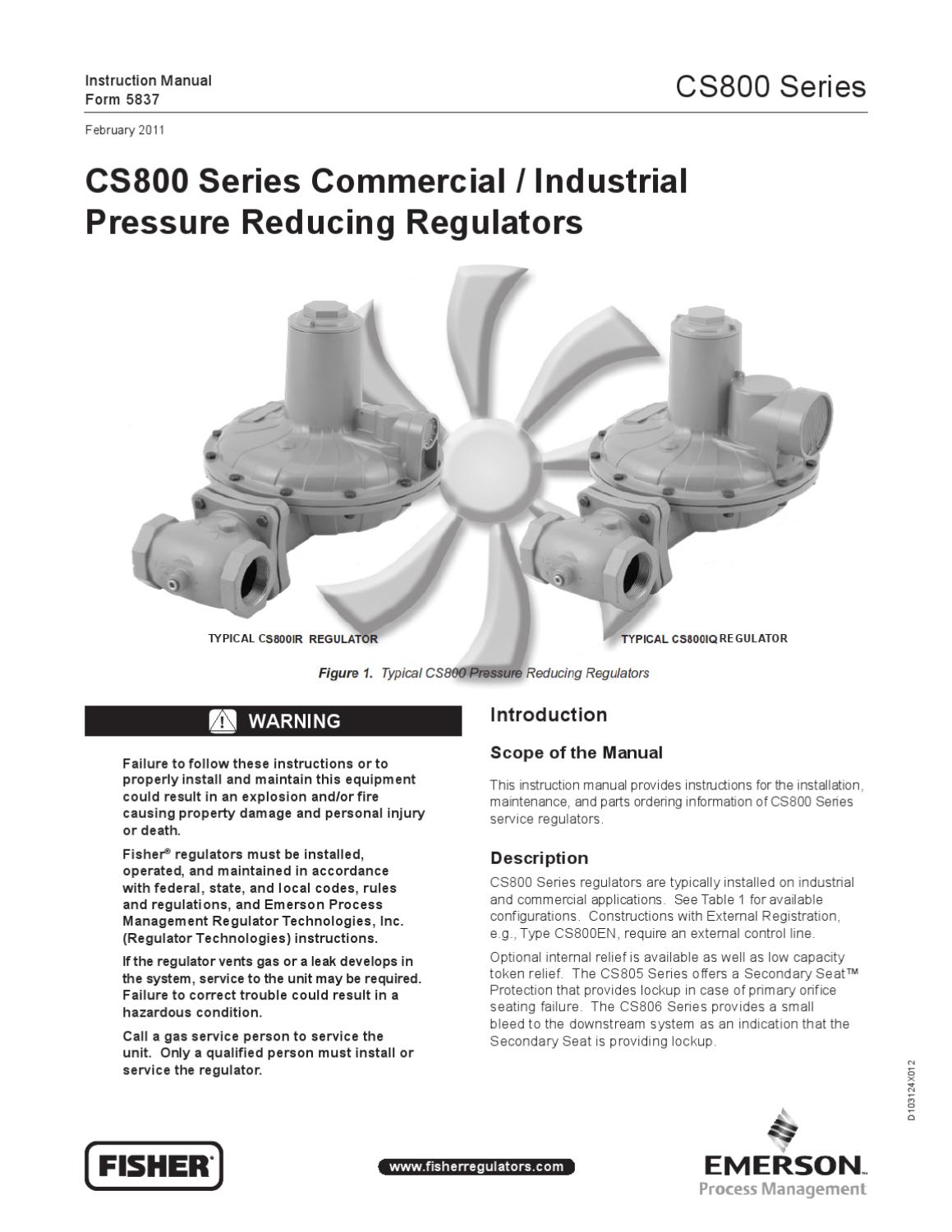 CS800 Instruction Manual Feb 2011 by RMC Process Controls & Filtration ...
