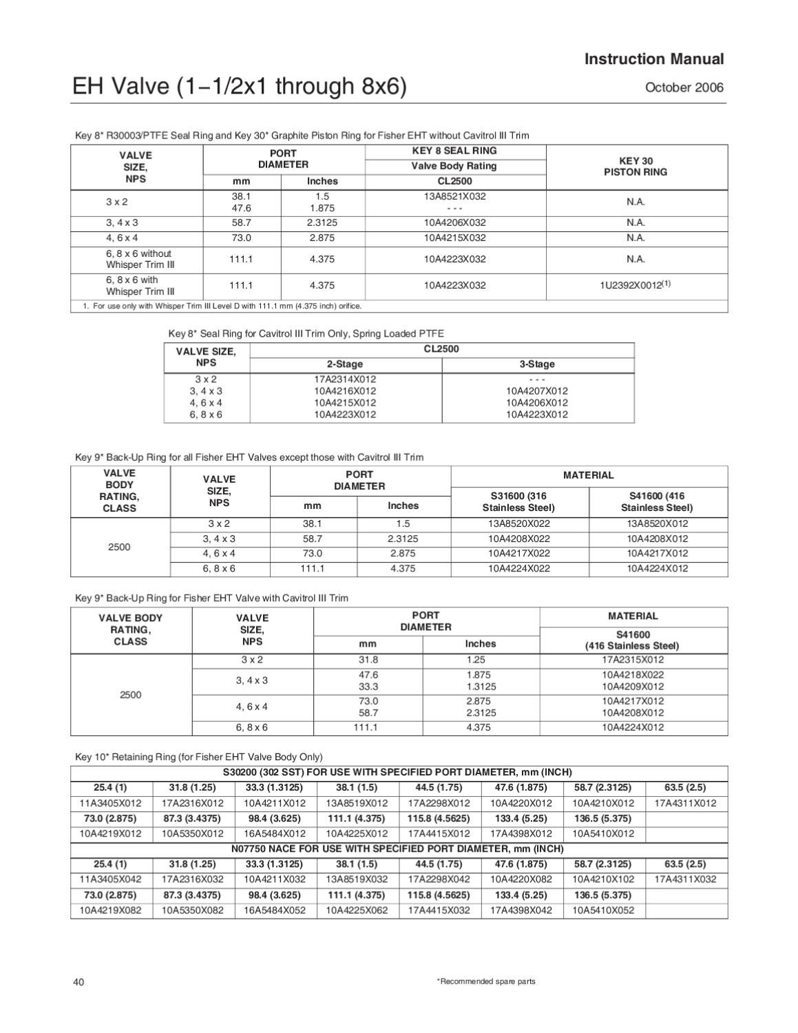 EHD~EHS~EHT 1-8 Inch Instruction Manual by RMC Process Controls ...