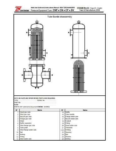 HEAT EXCHANGERS Instruction Manual by RMC Process Controls & Filtration ...