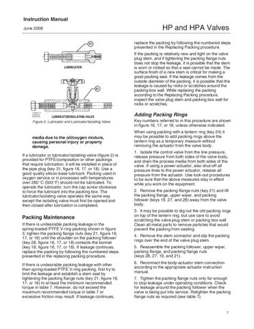 HP~HPA Instruction Manual June 2008 by RMC Process Controls ...
