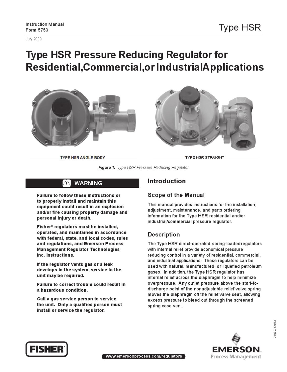 HSR Instruction Manual by RMC Process Controls & Filtration, LLC. - Issuu