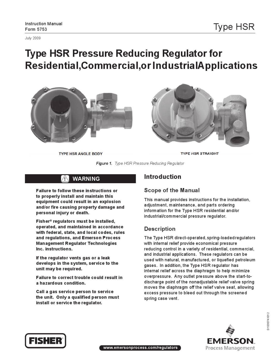 HSR Instruction Manual by RMC Process Controls & Filtration, LLC. - Issuu