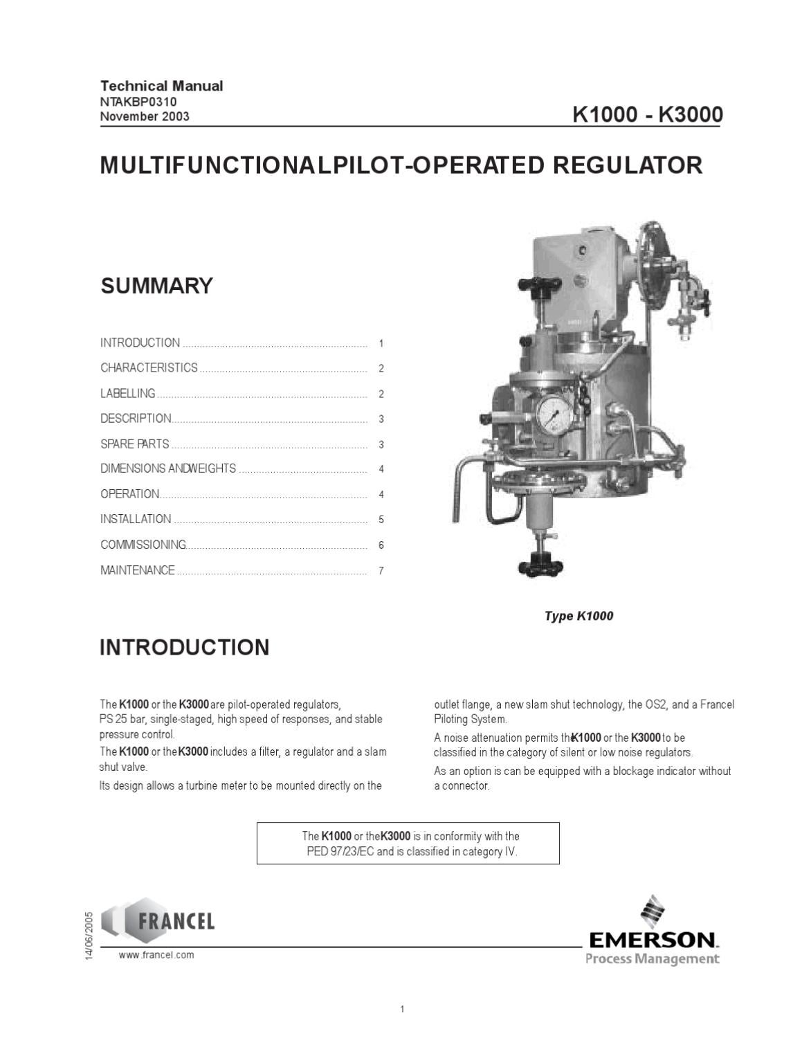 K1000~K3000 Instruction Manual Nov 2003 by RMC Process Controls ...