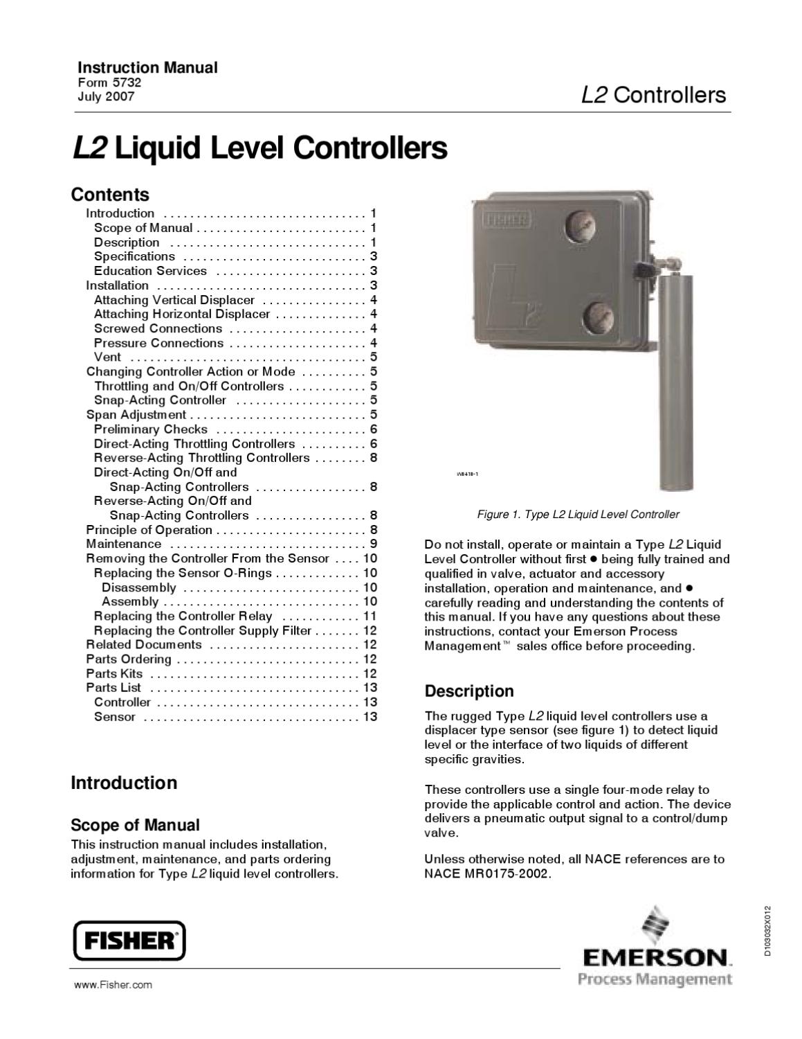 L2 Instruction Manual by RMC Process Controls & Filtration, LLC. - Issuu