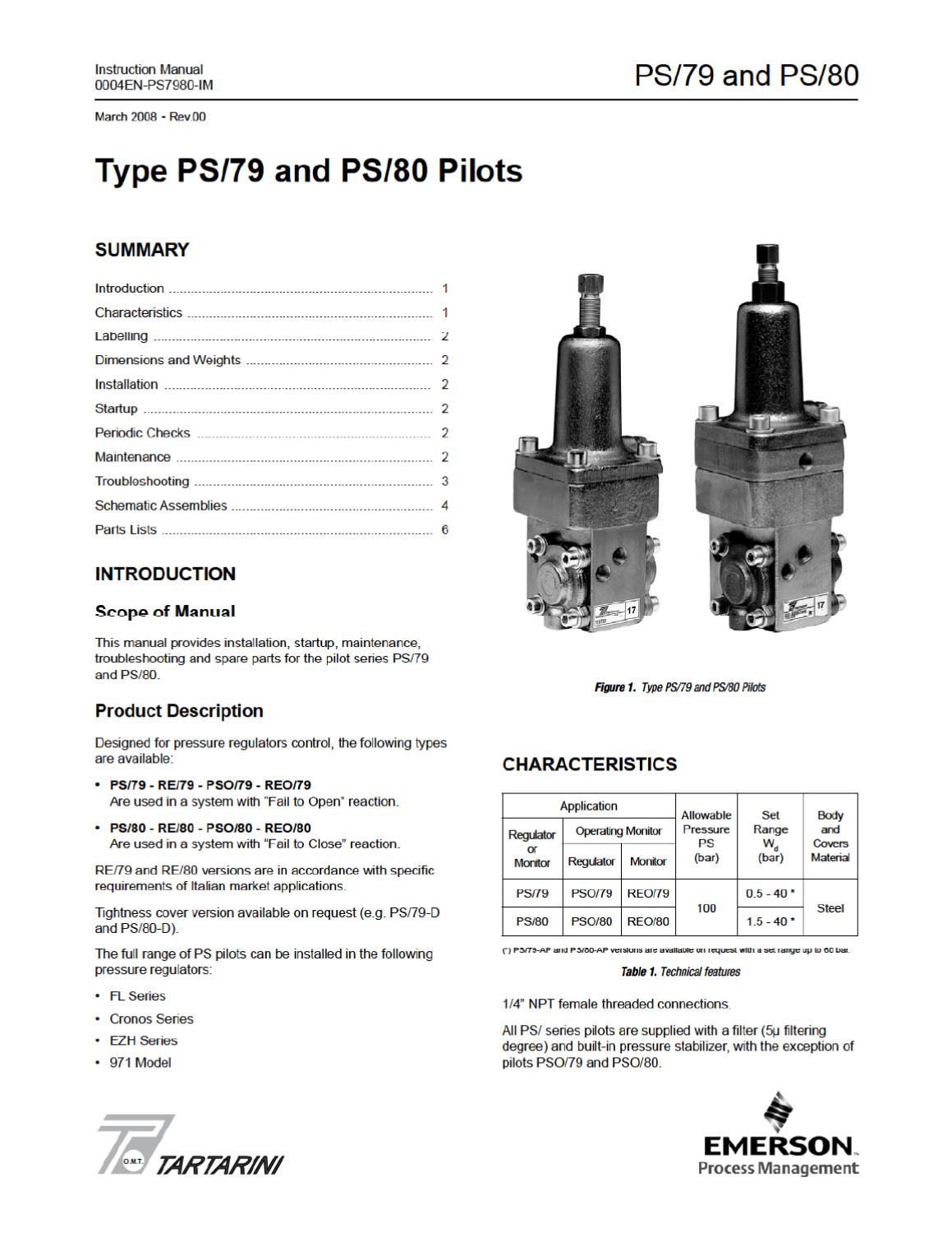 PS79~80 Instruction Manual by RMC Process Controls & Filtration, LLC ...