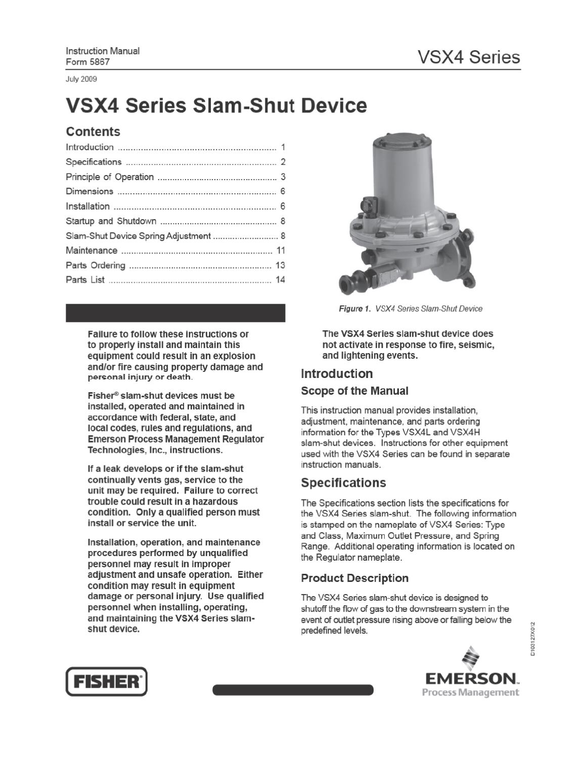 VSX4 Instruction Manual by RMC Process Controls & Filtration, LLC. - Issuu