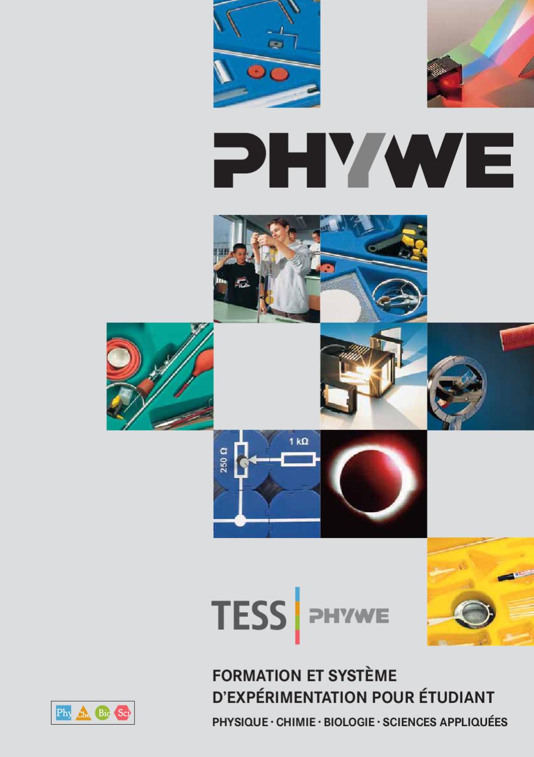 FR PHYWE TESS: FORMATION ET SYSTÈMED’EXPÉRIMENTATION POUR ÉTUDIANT by ...