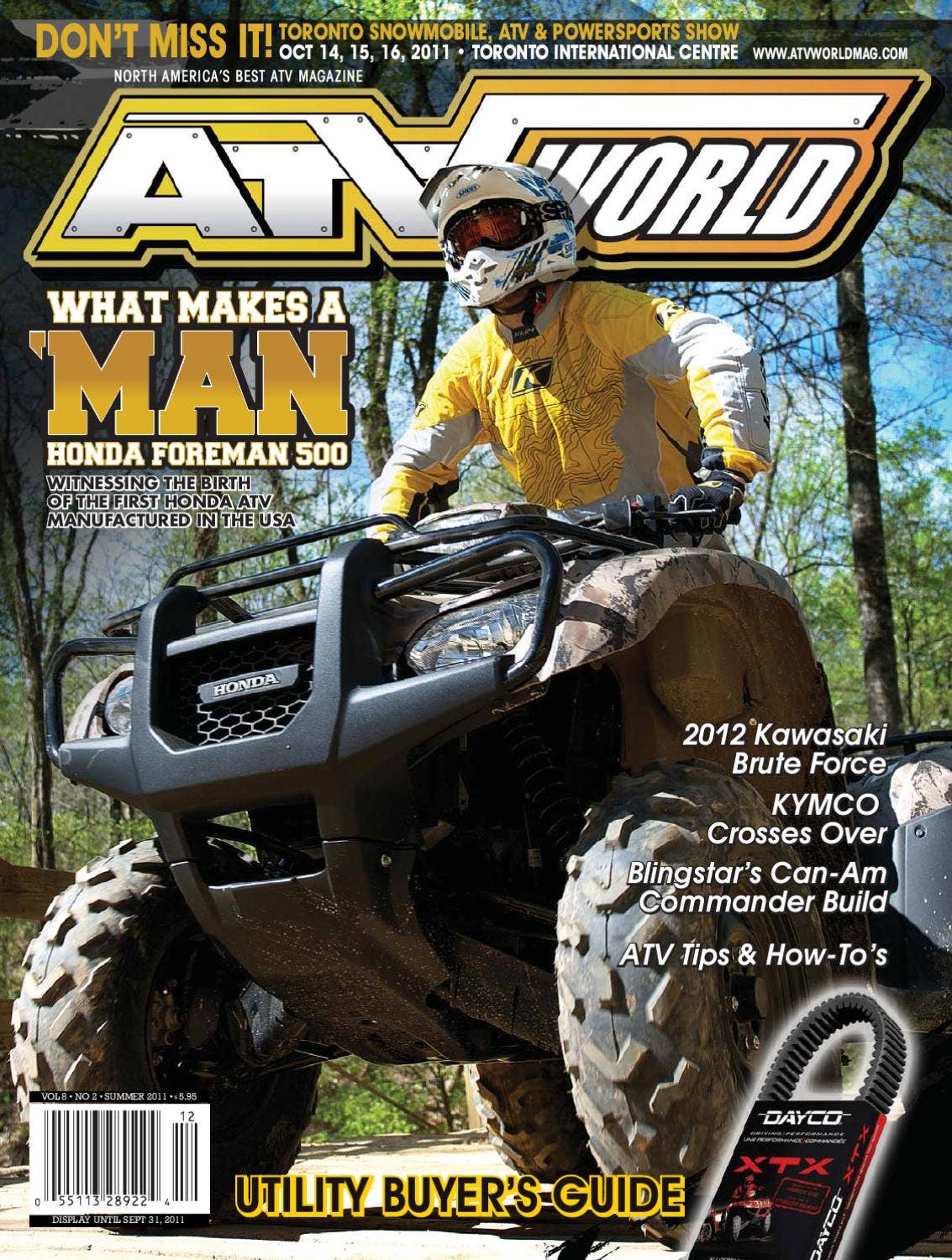 ATV WORLD Summer 2011 Issue by On Snow Magazine - ATV World Magazine ...