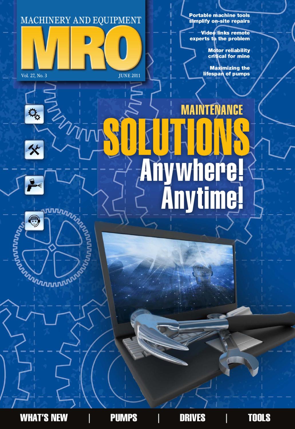 Machinery & Equipment MRO June 2011 by Annex Business Media - Issuu