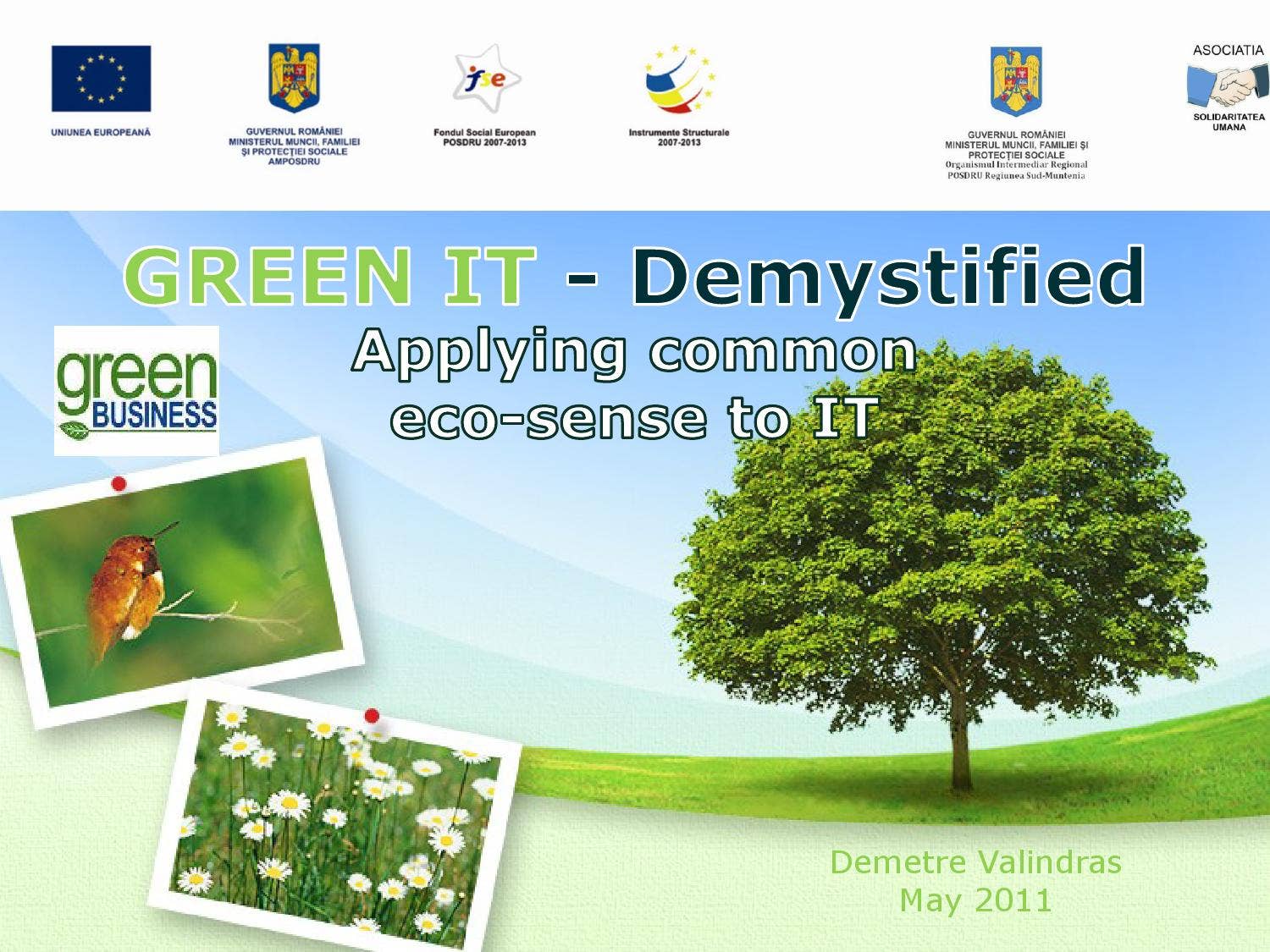 Tehnologia informatiei verzi by Octavian Turcu - Issuu