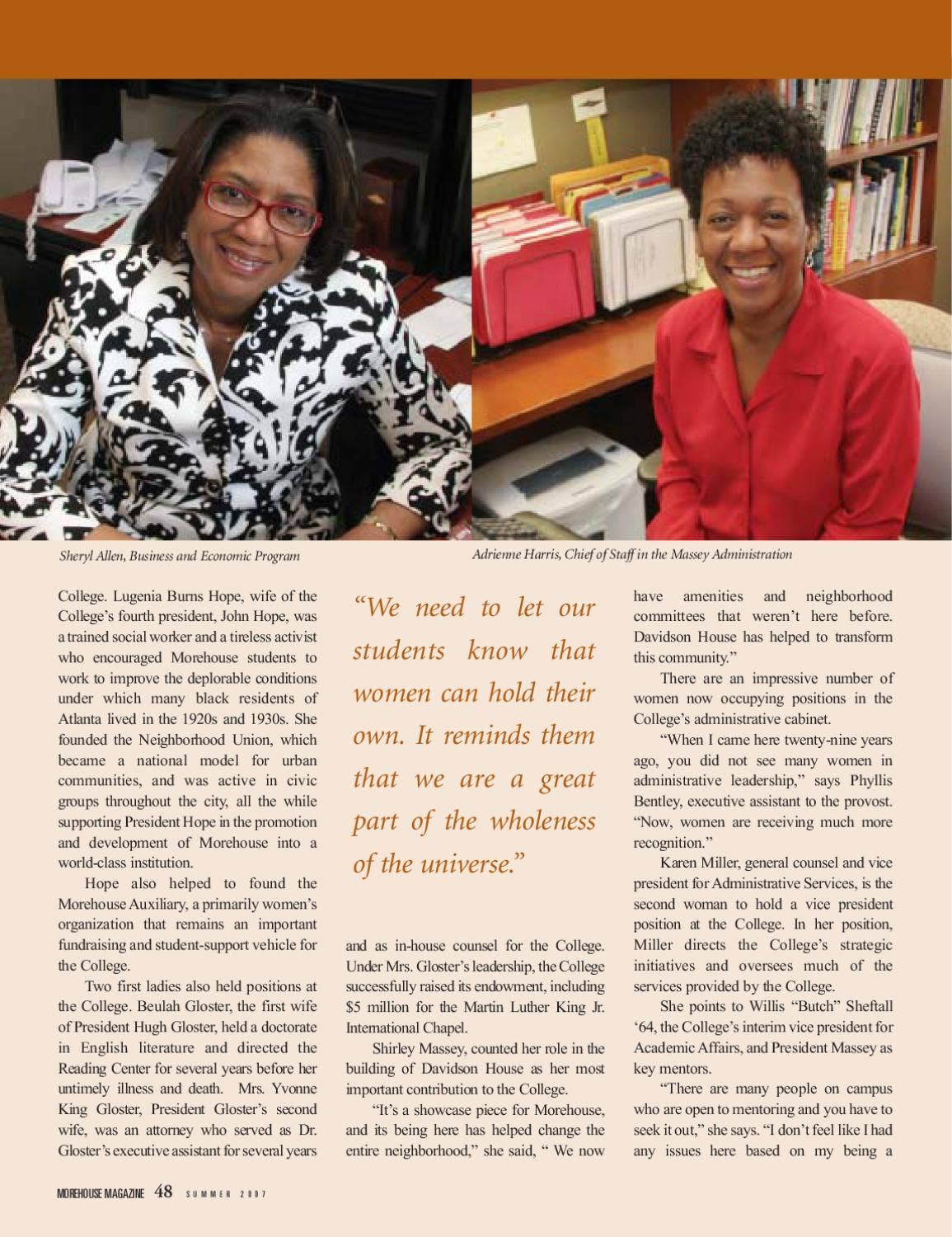 Morehouse Magazine by Morehouse College - Issuu