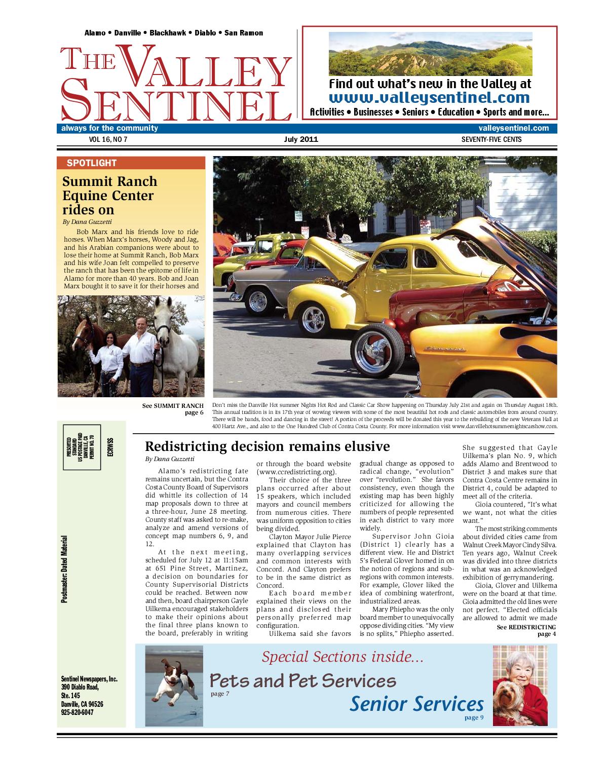 The Valley Sentinel_July 2011 by Sentinel Newspapers - Issuu