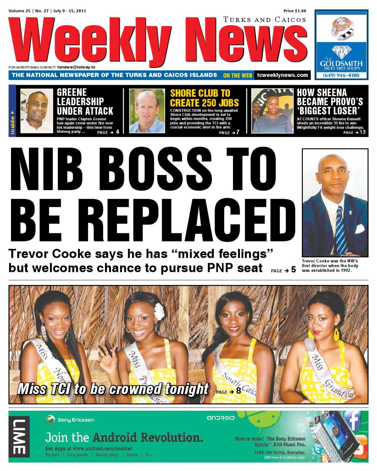 Turks and Caicos Weekly News- Issue 26 by TC Weekly News - Issuu