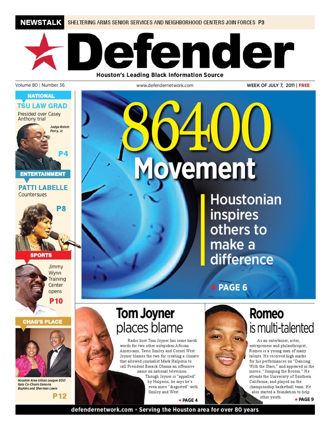 Houston Defender: July 07 2011 by Defender Media Group |DefenderNetwork ...