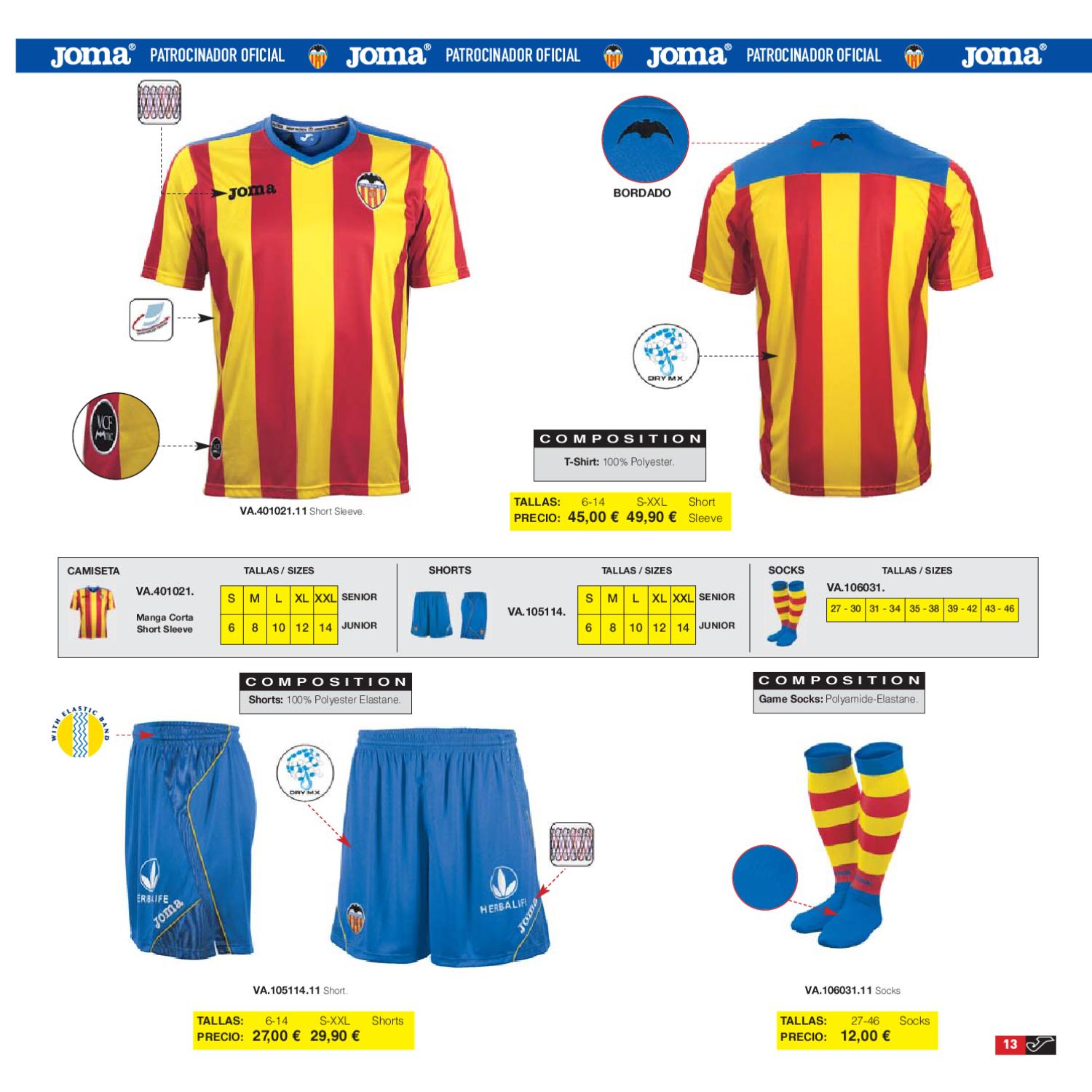 JOMA SPORT - Catálogo Valencia by JOMA SPORT - Issuu