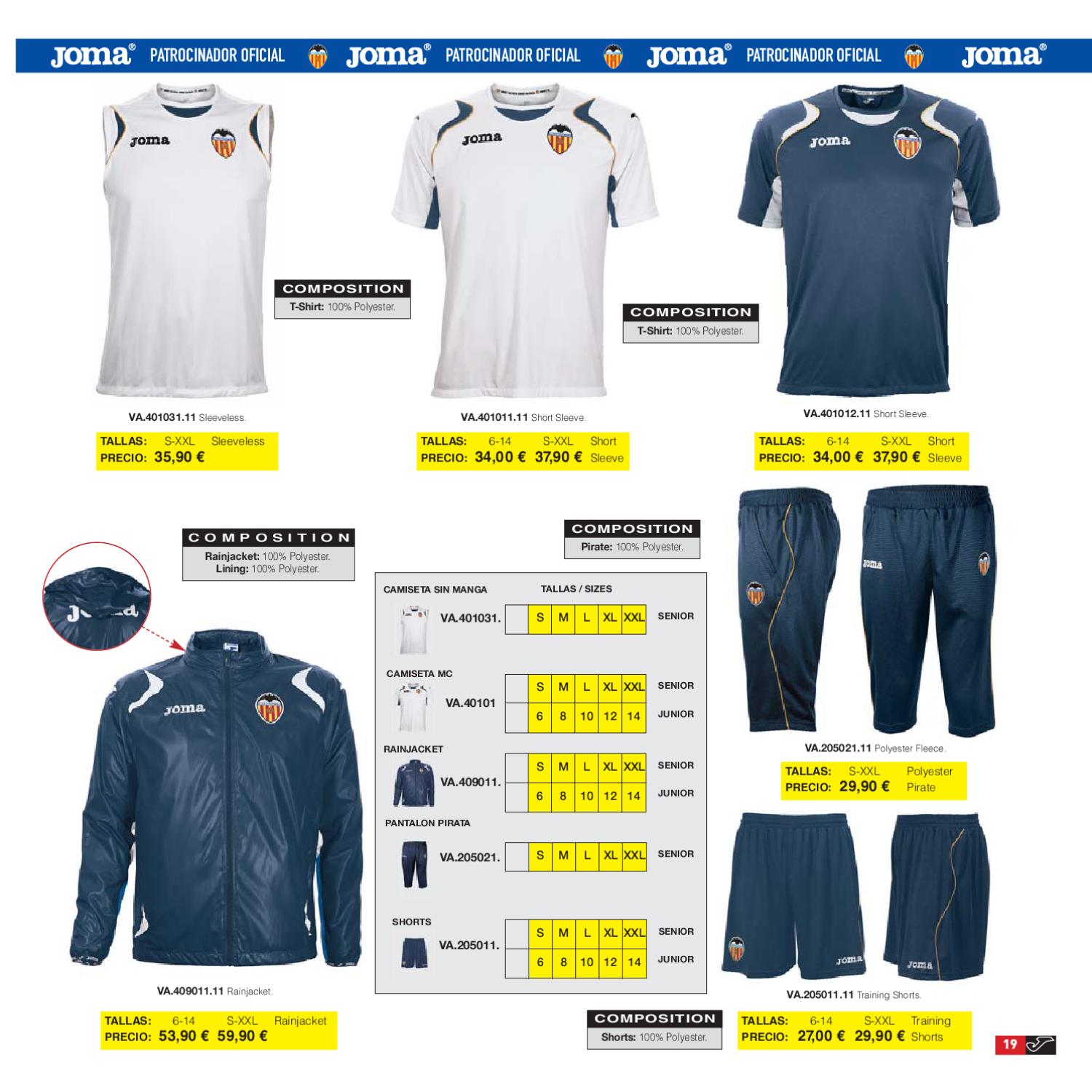 JOMA SPORT - Catálogo Valencia by JOMA SPORT - Issuu