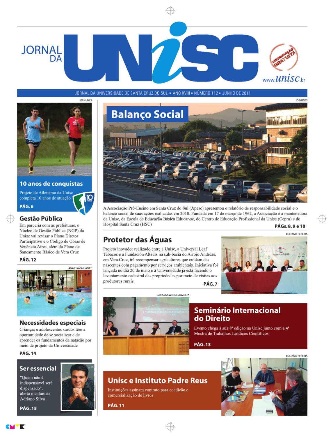 Jornal da Unisc by UNISC Santa Cruz do Sul - Issuu