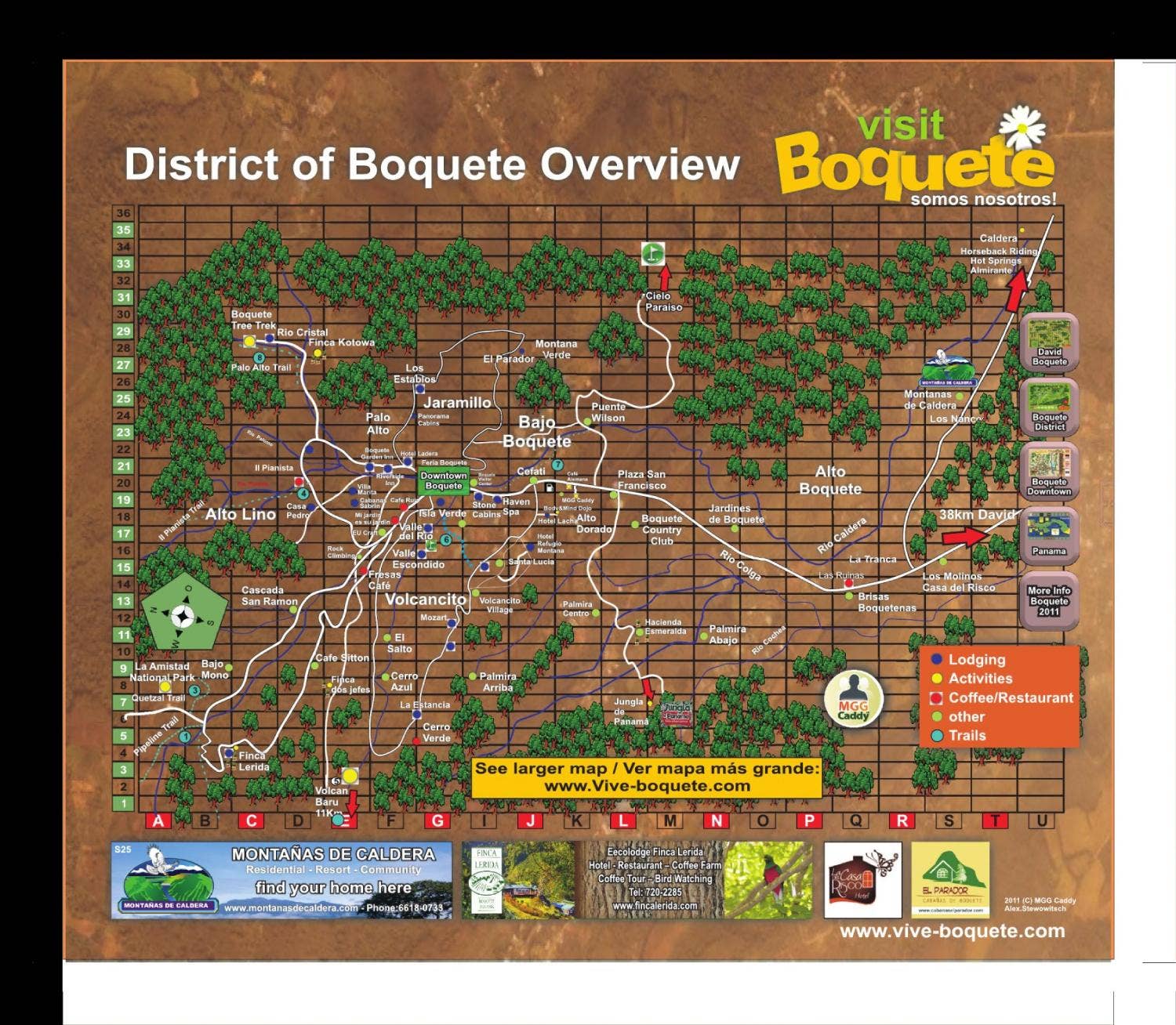 District Boquete Map by MGG Caddy S.A. - Issuu