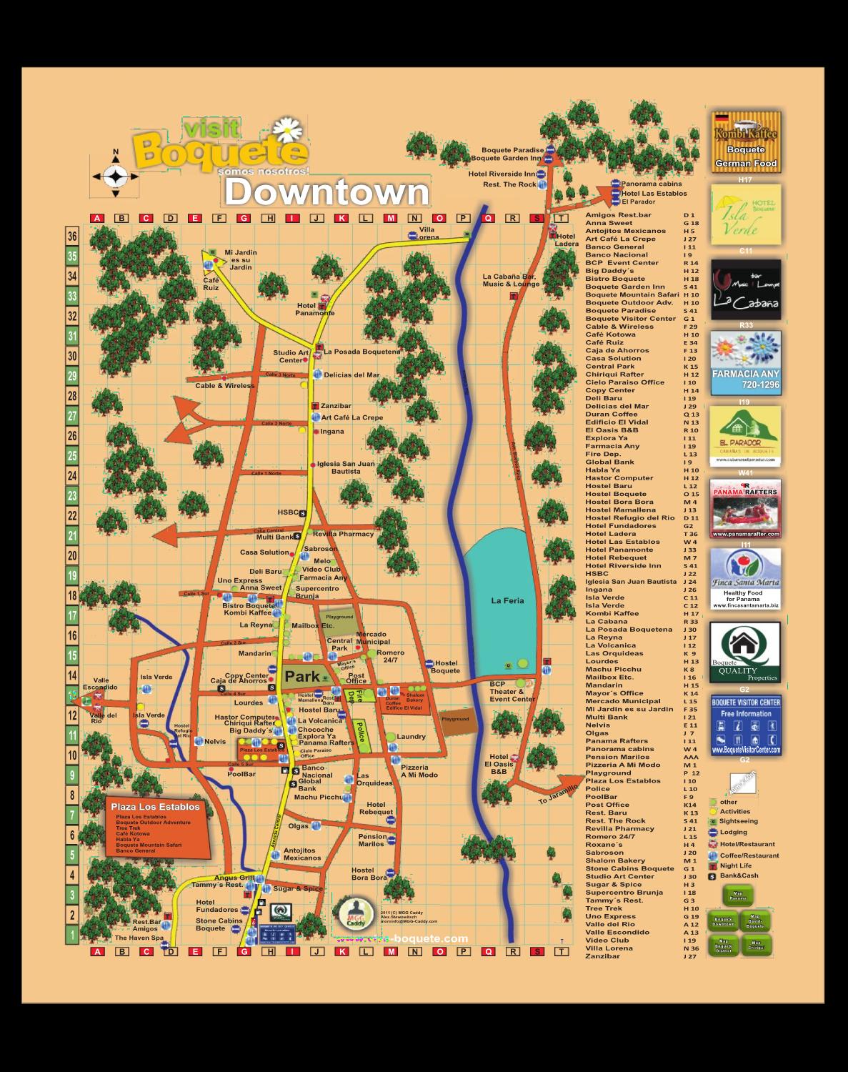 Boquete Downtown by MGG Caddy S.A. - Issuu