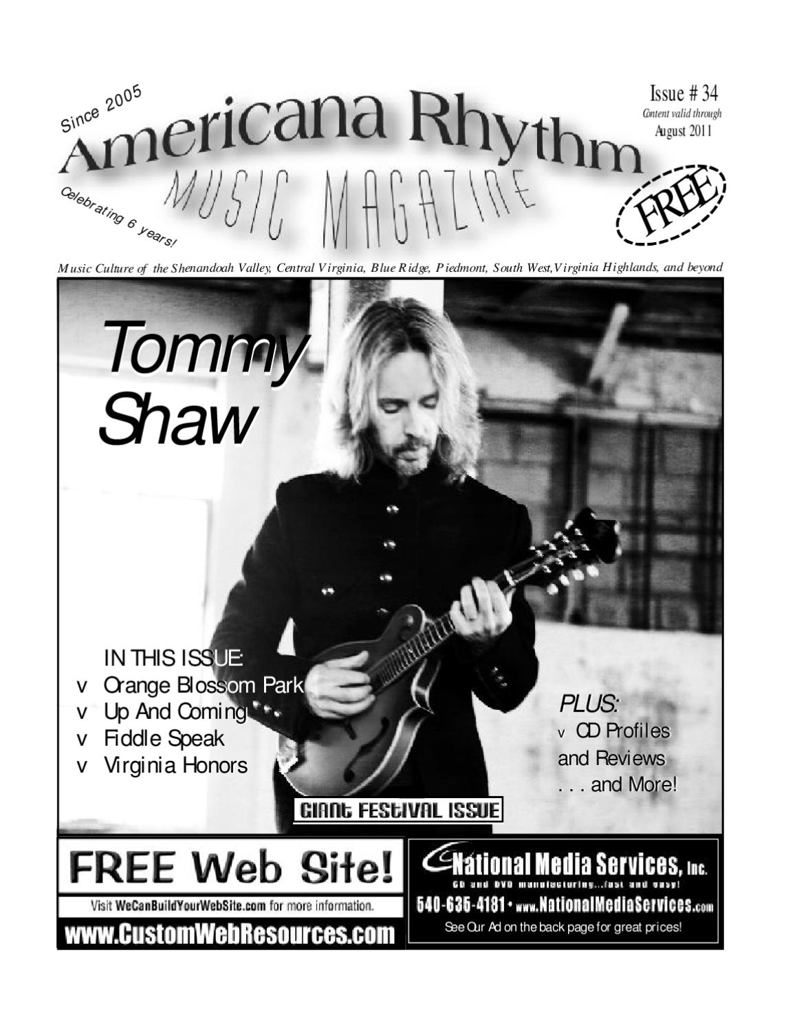 Americana Rhythm Music Magazine Issue #34 by Americana Rhythm Music ...