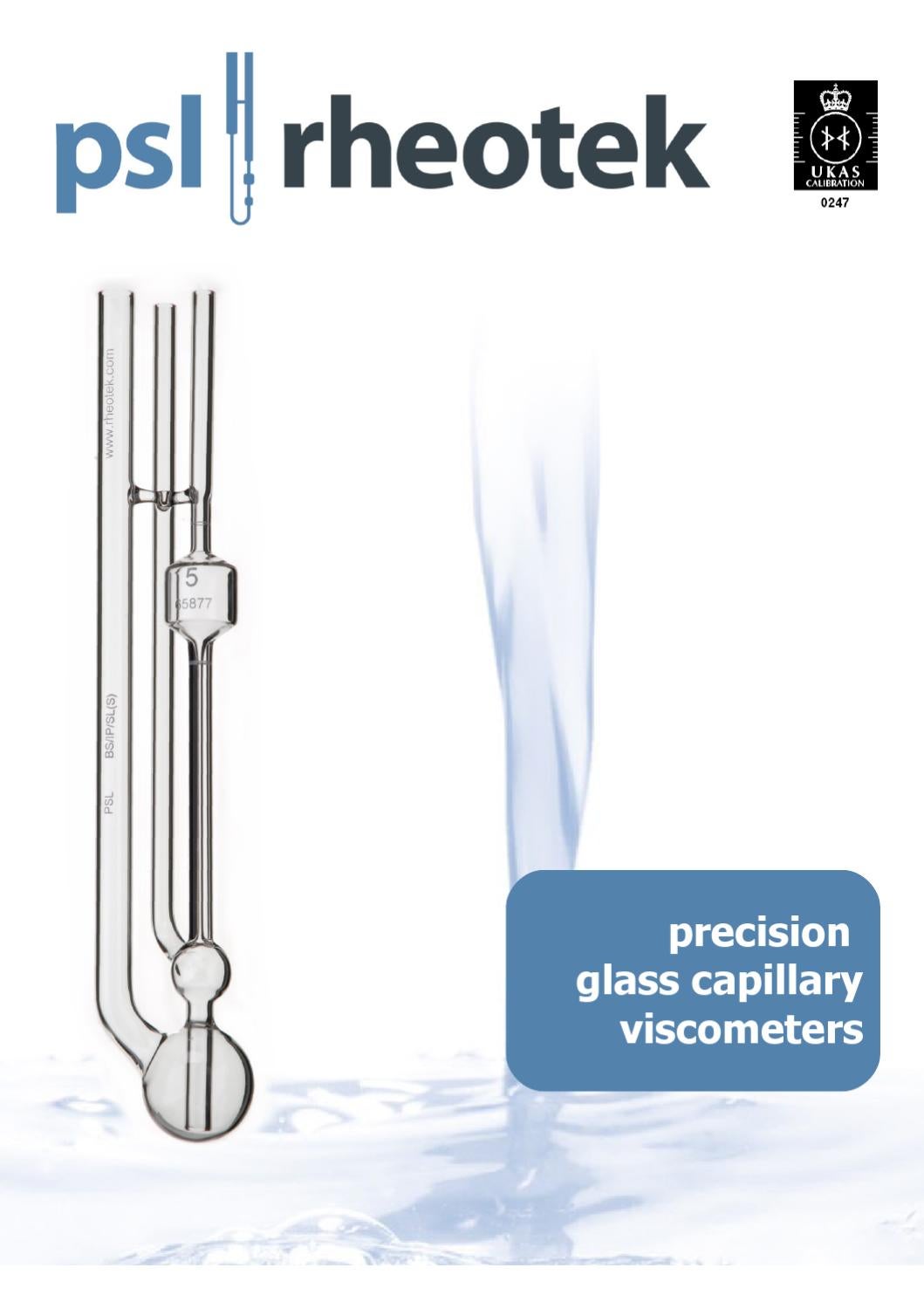 PSL Rheotek Capillary Viscometers by Sophie Gosling - Issuu