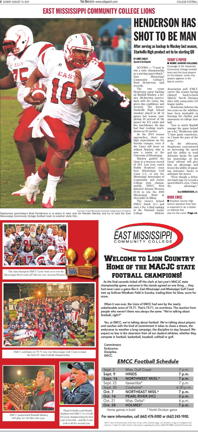 Golden Triangle College Football Preview 2010 by Peter Imes - Issuu
