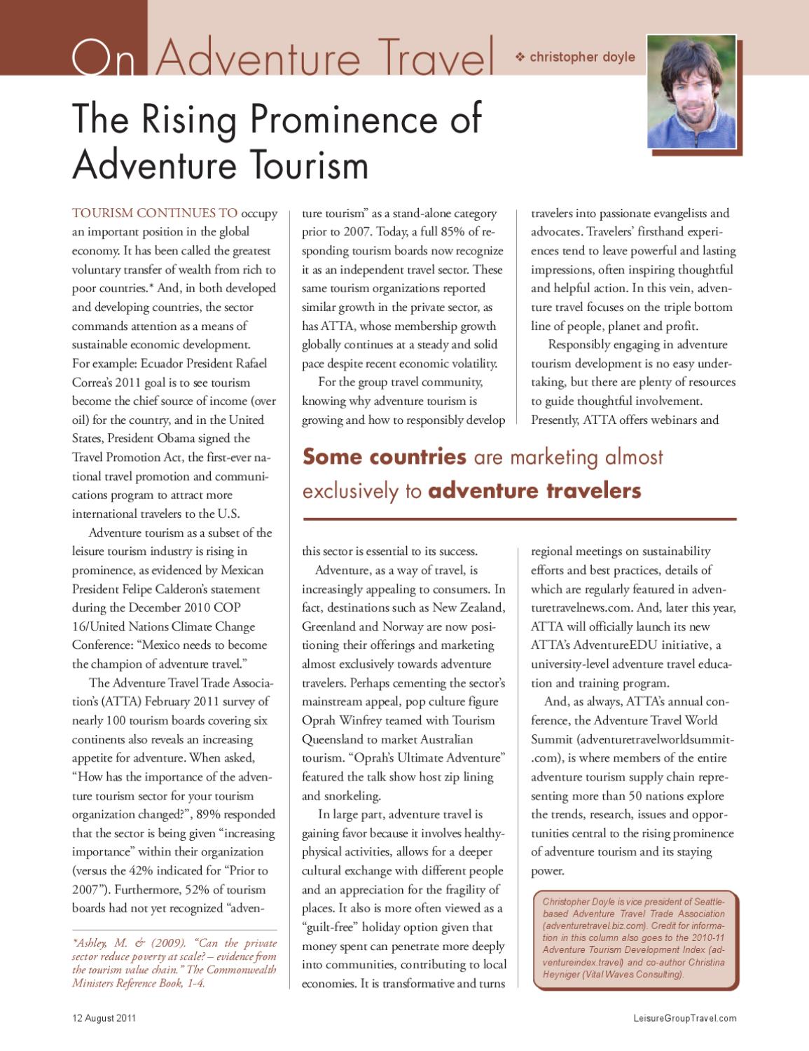 On Adventure Travel by Premier Travel Media - Issuu