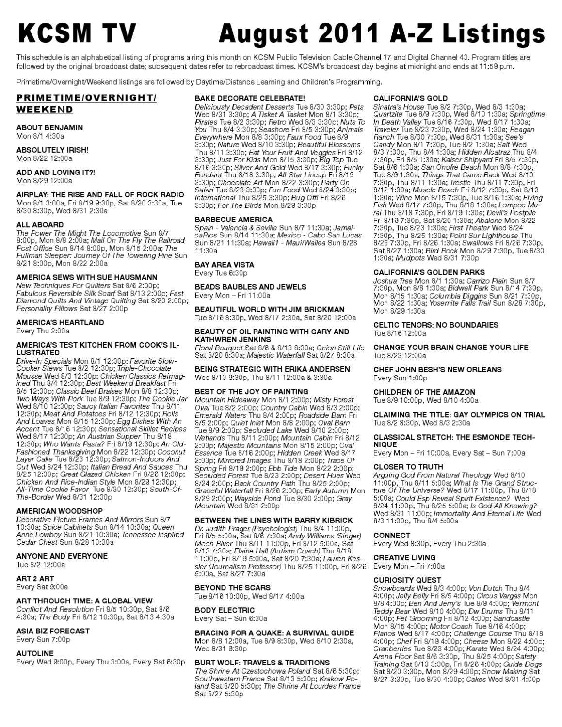 aug2011_az_issuu by KCSM-FM Jazz 91 - Issuu