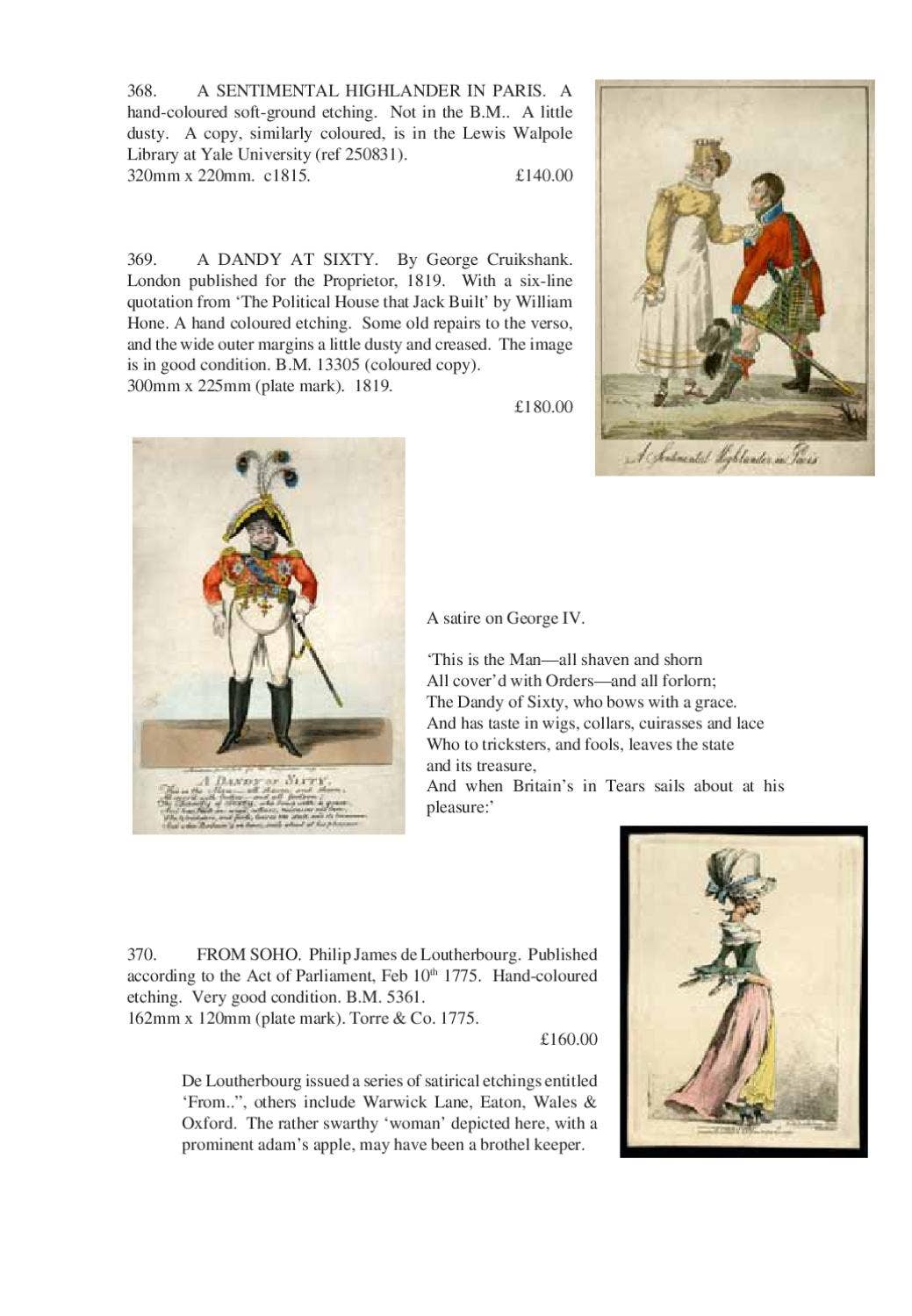 Catalogue 68 - Aug 2011 - Rare Books & 18th Century Caricatures by Ken ...