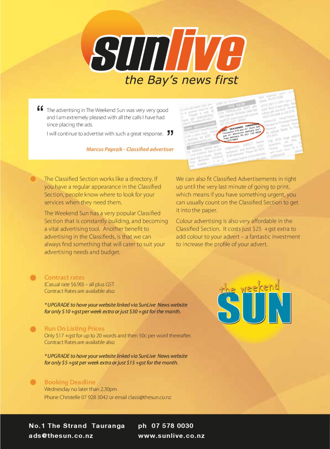 Classifieds by Sun Media - Issuu