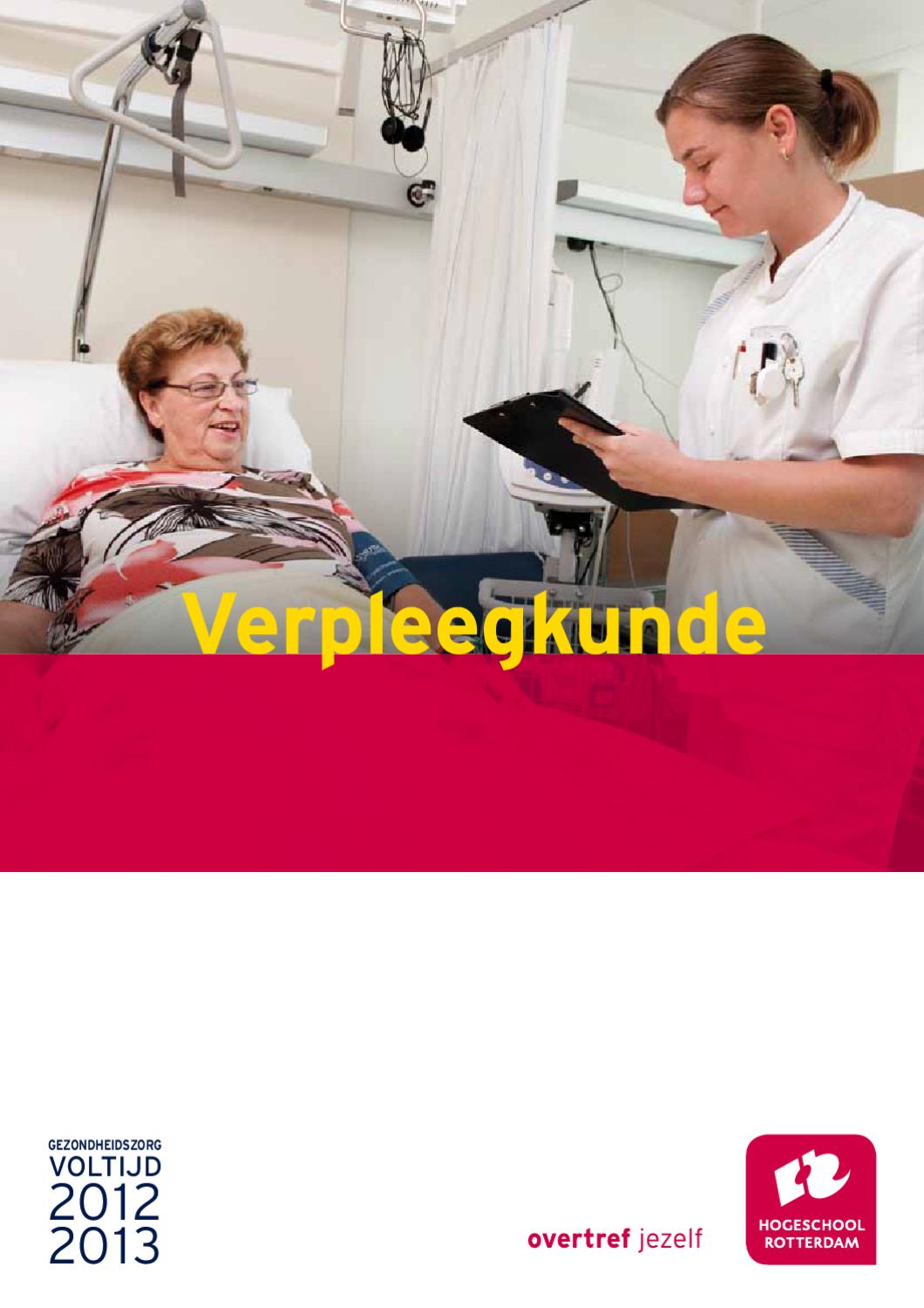 Verpleegkunde vt 2012-2013 by Hogeschool Rotterdam - Issuu