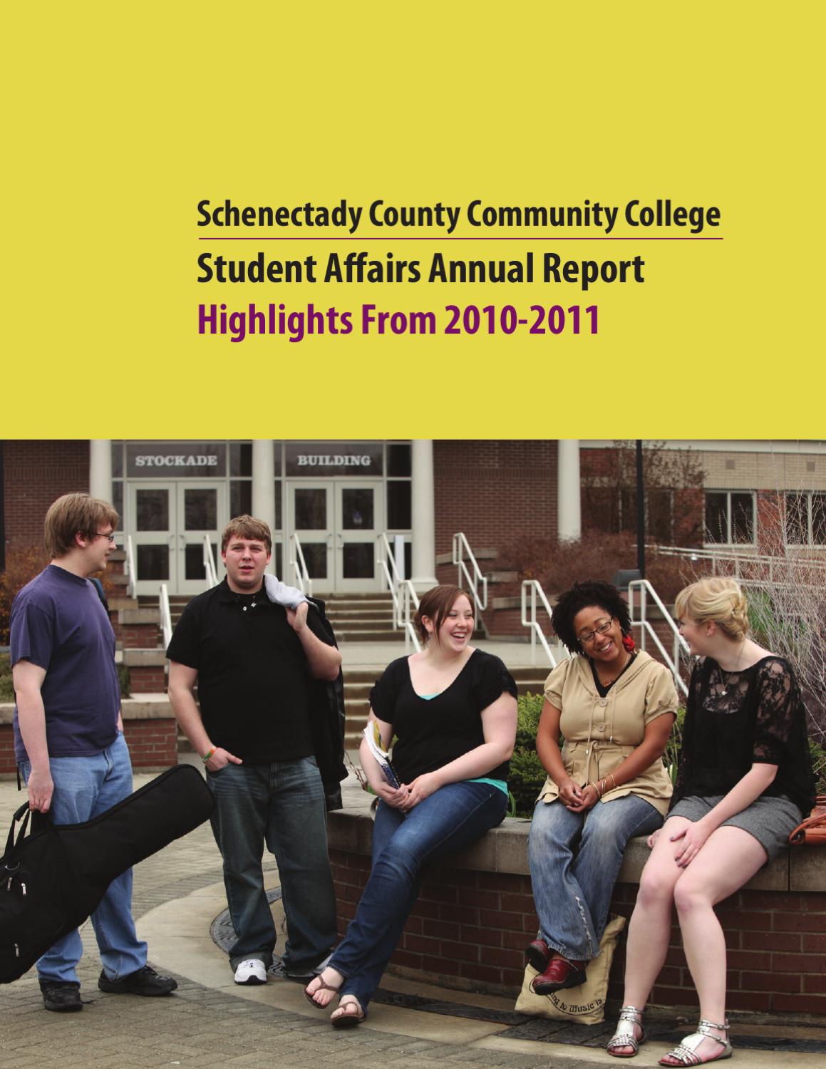 Student Affairs Annual Report by SUNY Schenectady County Community ...