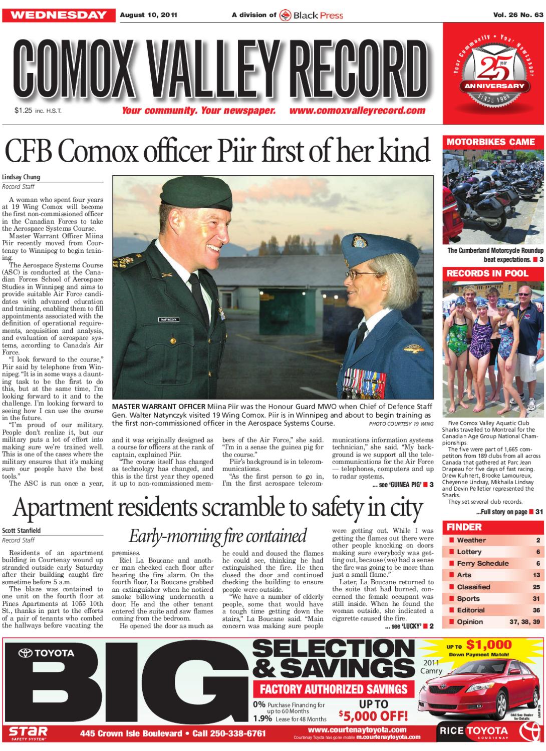 Wednesday August 10, 2011 Comox Valley Record by Comox Valley Record ...