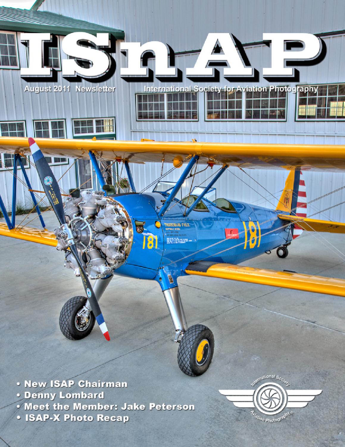 ISnAP 2011-08 by International Society of Aviation Photography, Inc ...