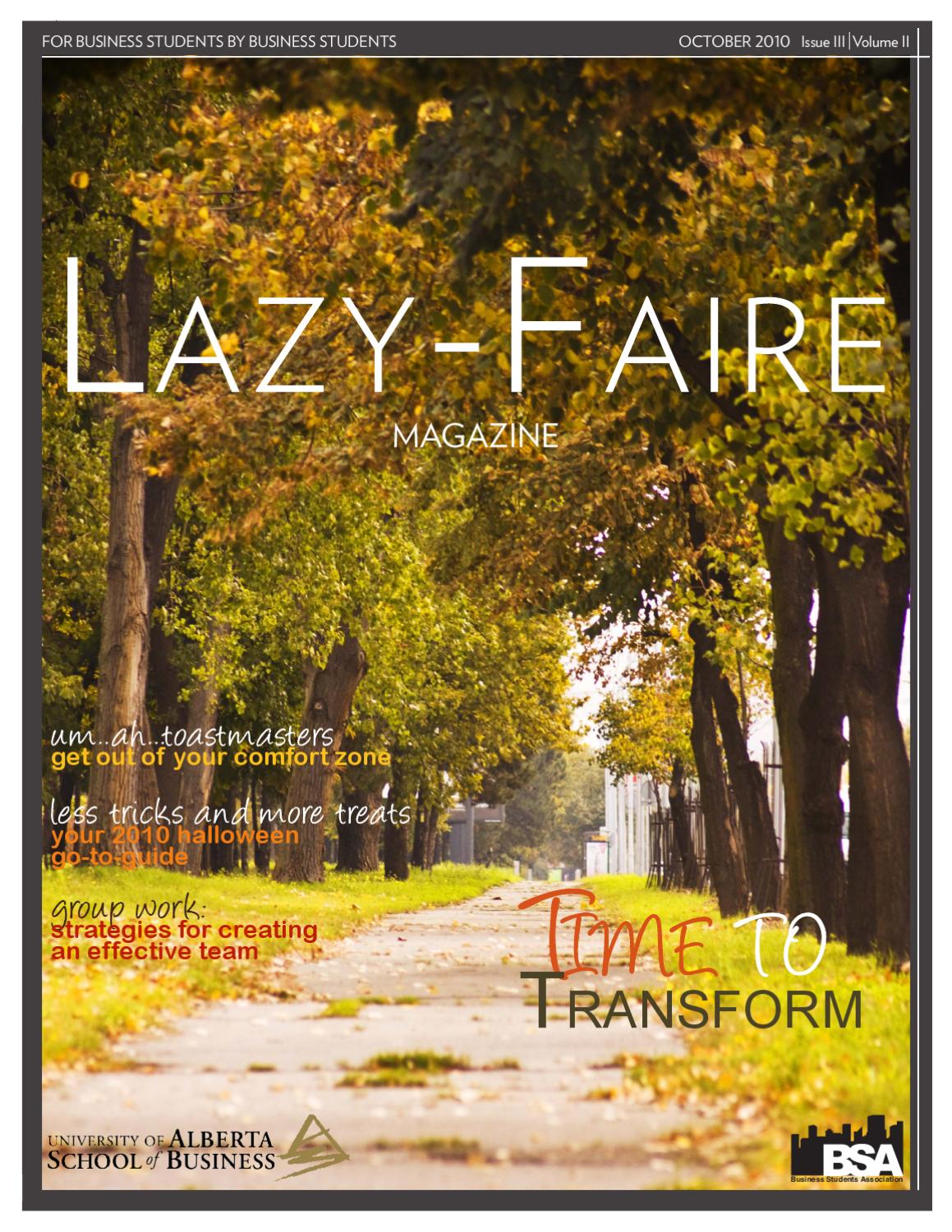 Lazy Faire October 2010 Issue by Lazy Faire - Issuu