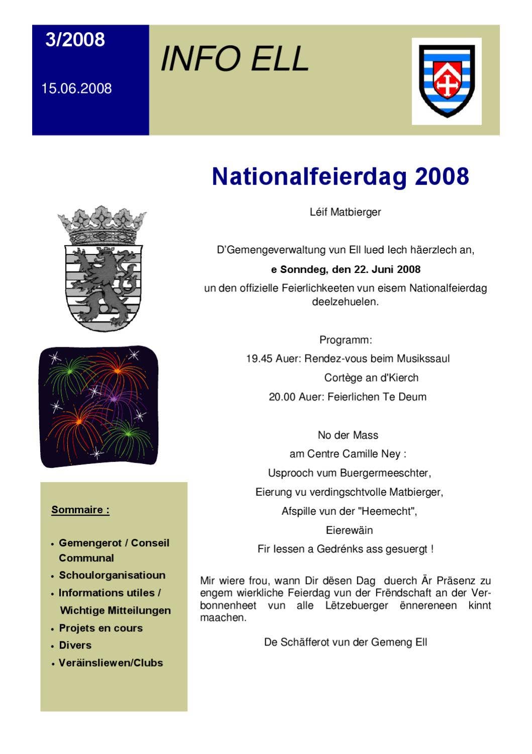 INFO ELL 3/2008 by Gemeng Ell - Issuu